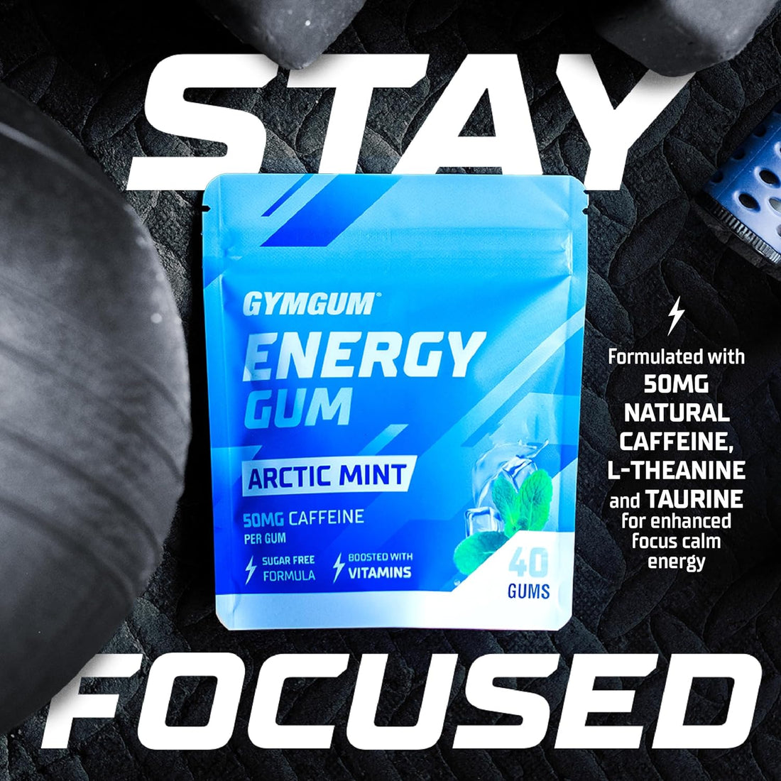 #1 Caffeine Gum for Instant Energy | Hard Jawline Chewing Gum | GymGum ...