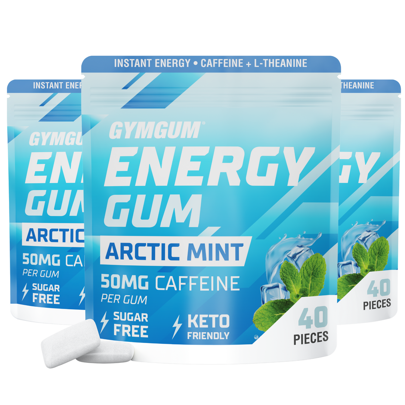 World's #1 Pre-Workout Gum | Caffeine Chewing Gum | Energy Gum – GYMGUM