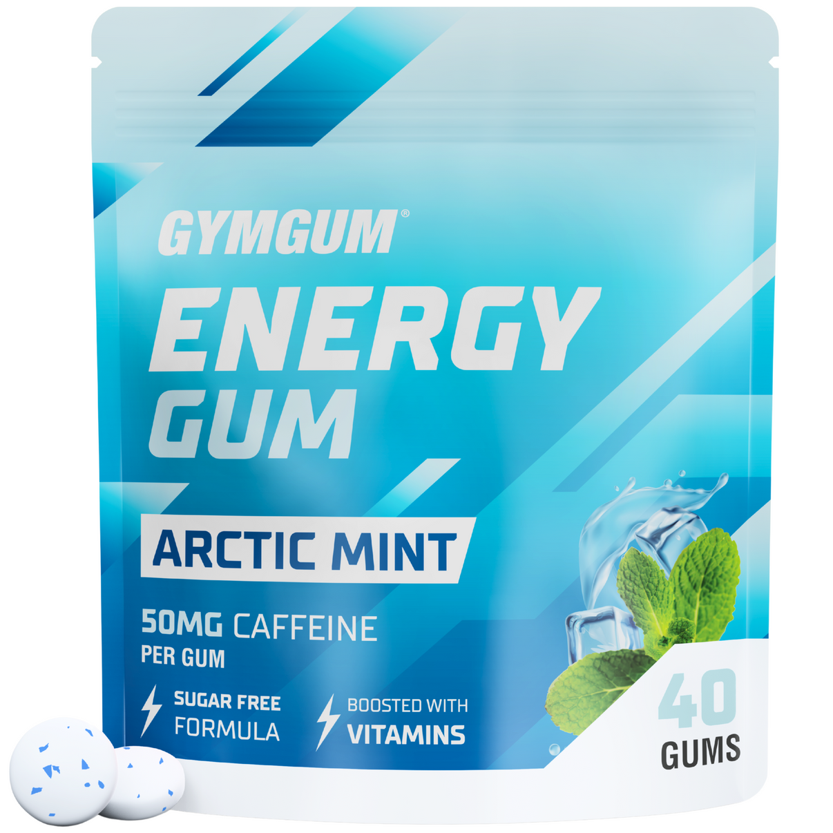 GymGum Energy Gum | Chew the Boost | Hard Jawline Chewing Gum