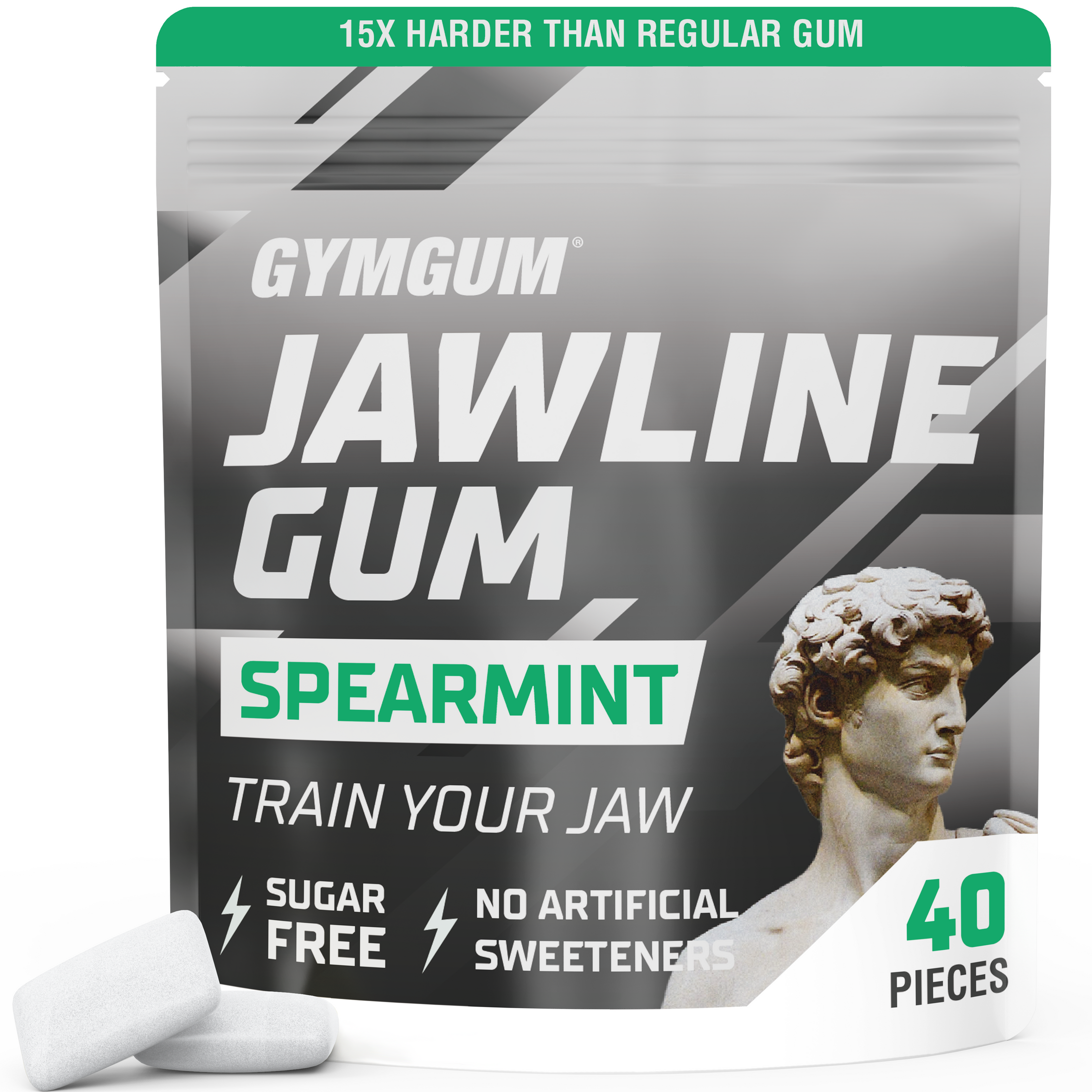 #1 Caffeine Gum for Instant Energy | Hard Jawline Chewing Gum | GymGum ...